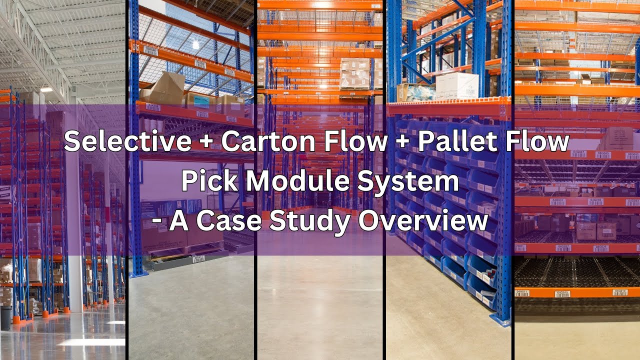 Selective + Carton Flow + Pallet Flow Pick Module System - A Case Study ...