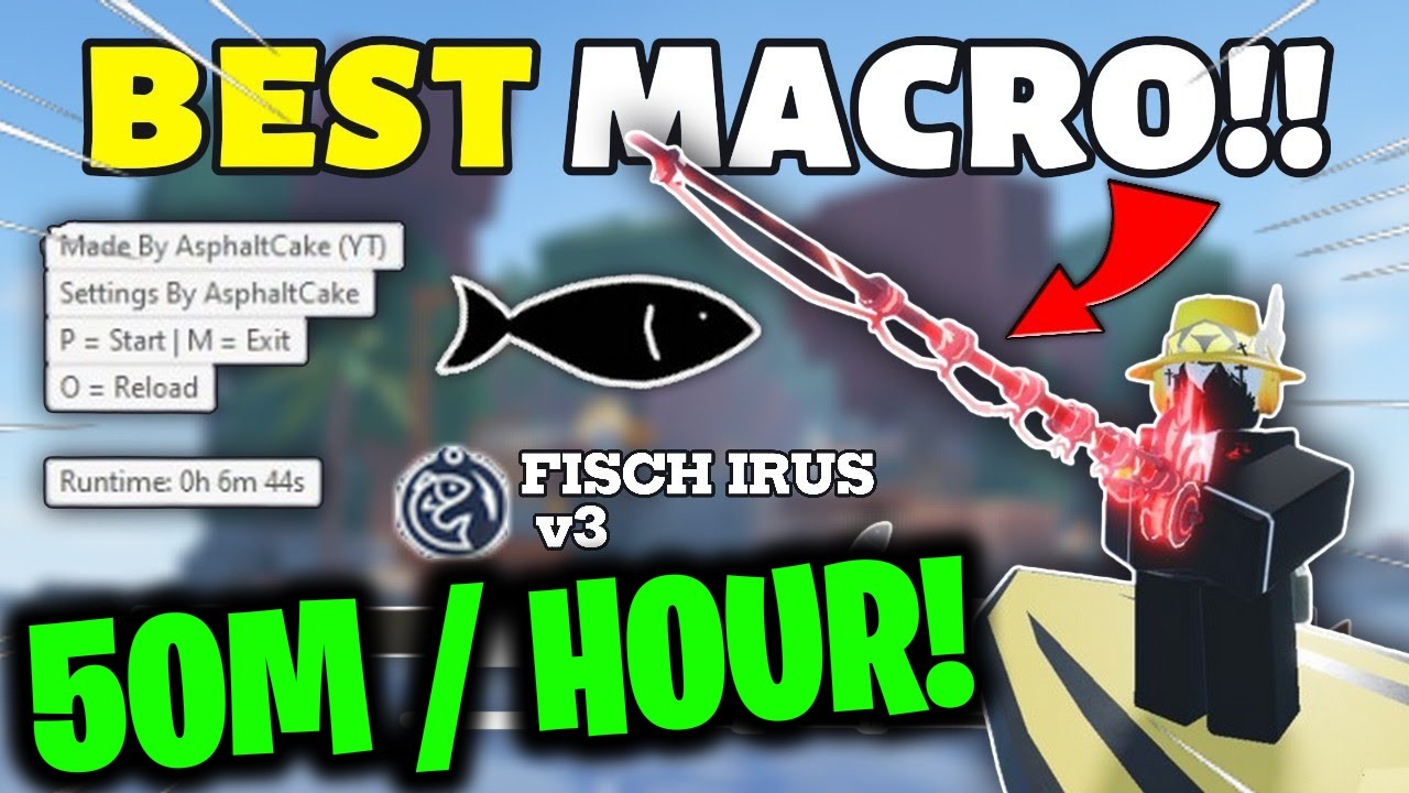 [ NEW ] THE BEST Fisch Macro on Mobile & PC! 🐟 How to AFK MACRO in ...