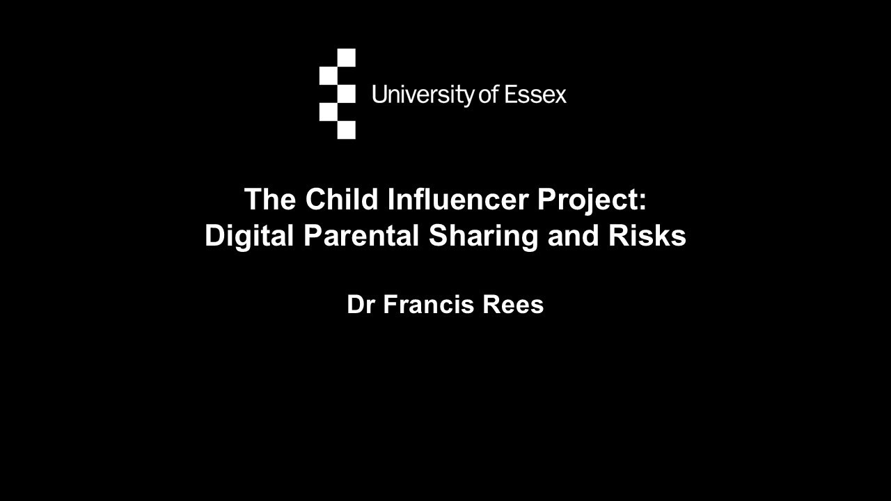Child Influencer Project - 'Kids as Content' Digital Safeguarding ...