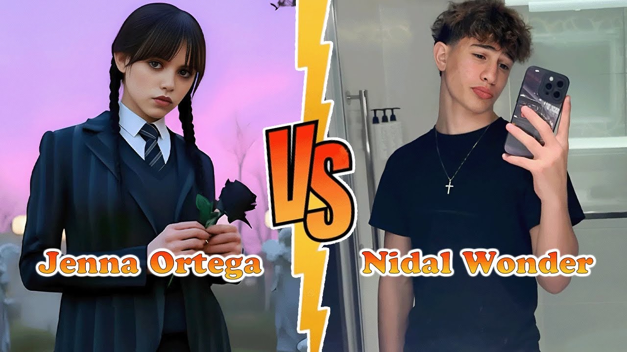 Jenna Ortega VS Nidal Wonder Transformation 🌈 MiniToStar From Baby To ...