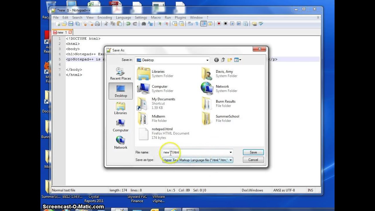 Basic Notepad++ use - YouTube