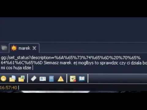 Jak zmienić komuś opis na GG - YouTube