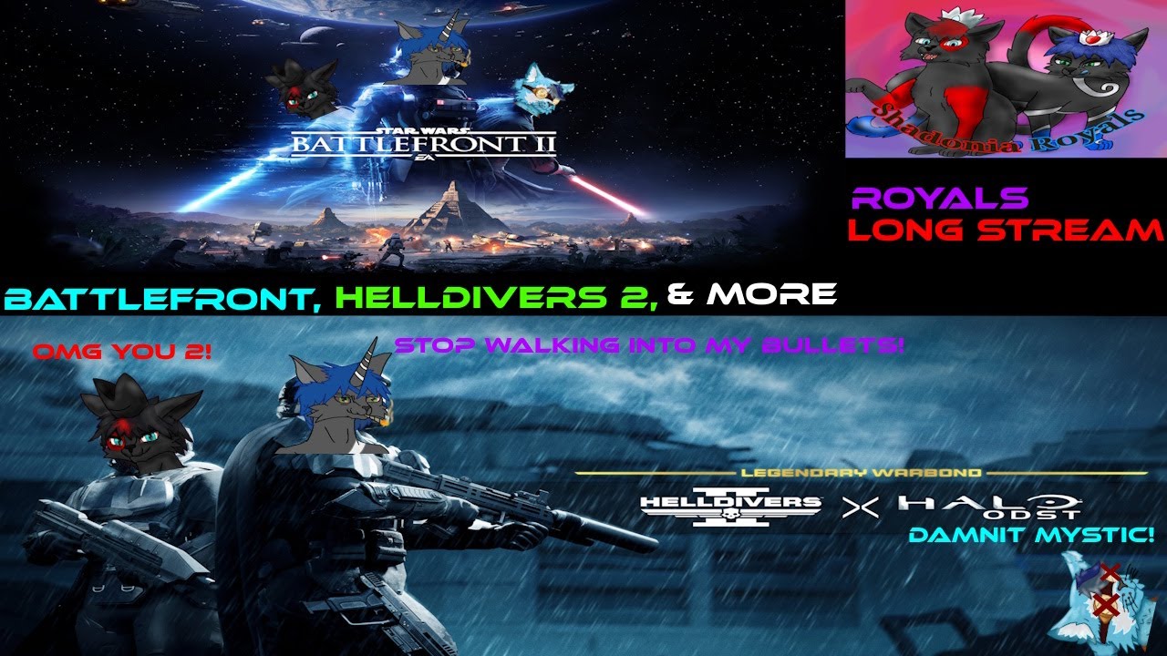 12 Hours of Chaos! | Battlefront 2, Helldivers 2 & More! | The Shadonia ...