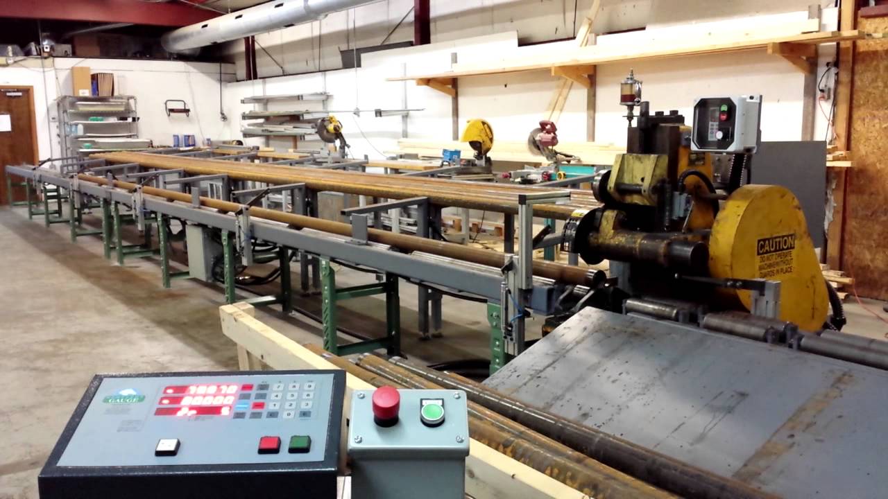 Turnkey Tube Cutting System for heavy steel tubing - YouTube