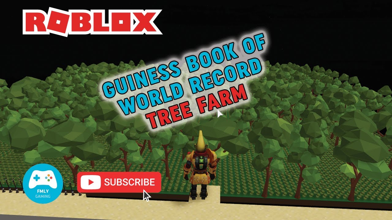 World record for biggest tree farm in Roblox Islands...I think. Let me ...