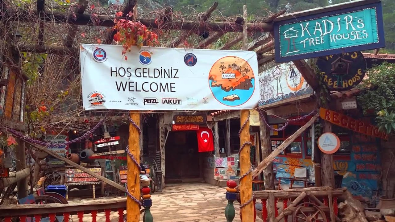Kadir's Tree Houses Olympos, Turkey - YouTube