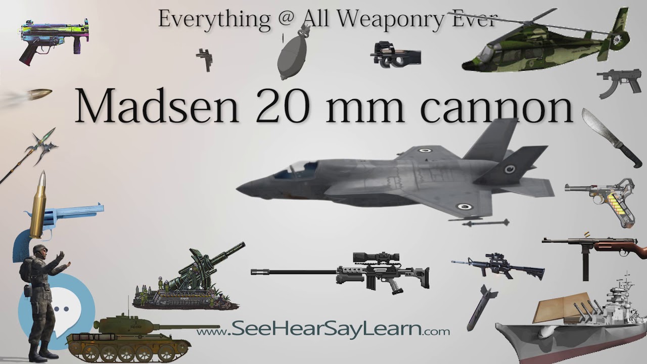 Madsen 20 mm cannon (Everything WEAPONRY & MORE)💬⚔️🏹📡🤺🌎😜 - YouTube
