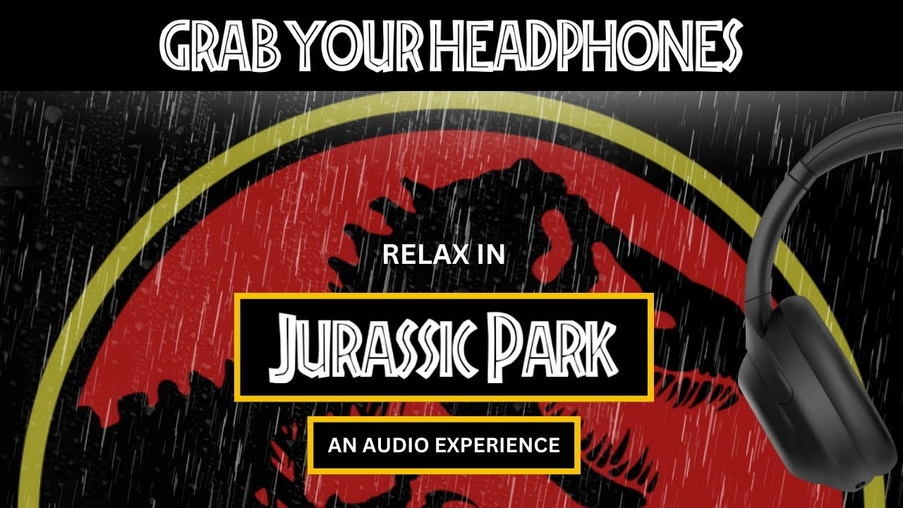3 HOURS of RELAXING RAIN in JURASSIC PARK! - Calming Rain - Dinosaur ...
