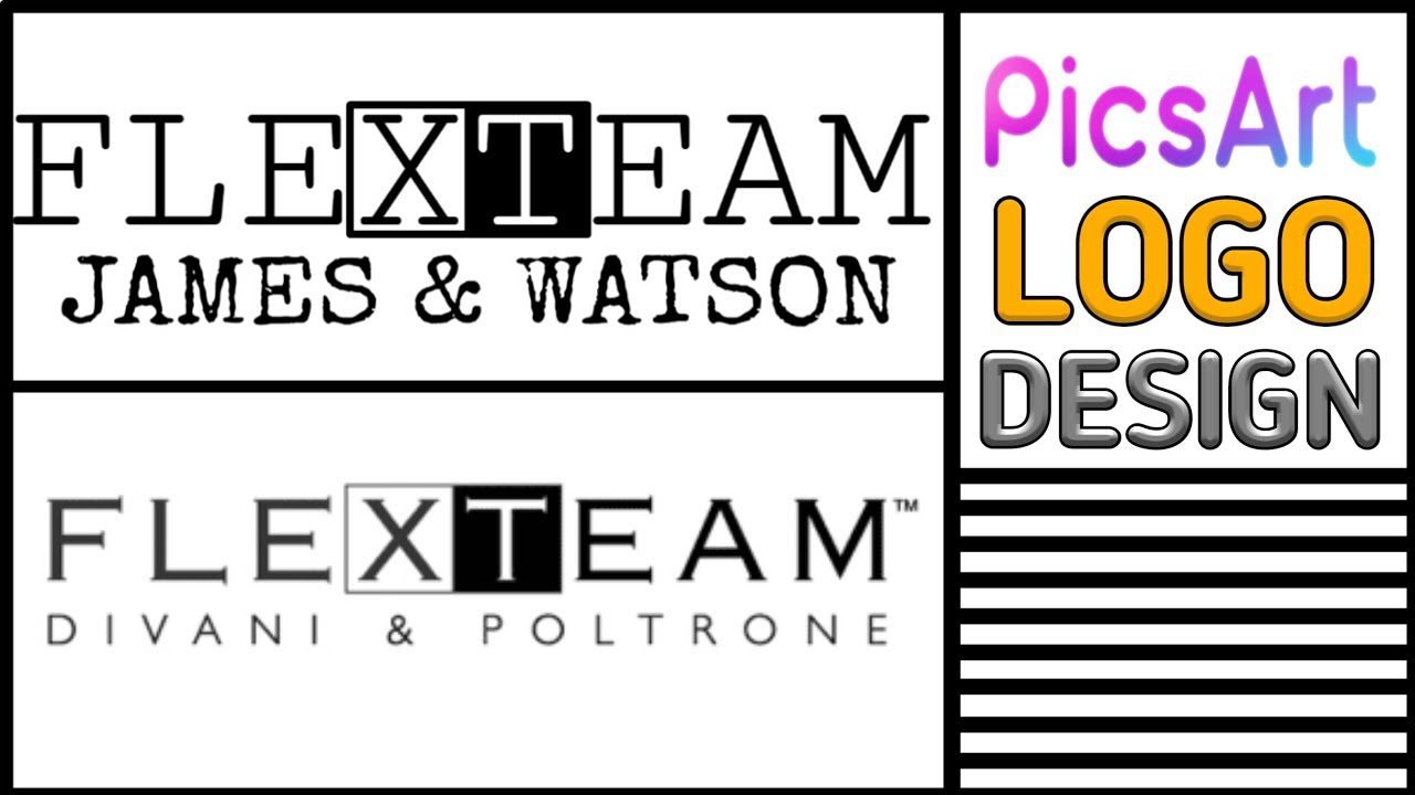 How to Create Your Own Logo in PicsArt || PicsArt Logo designing ...