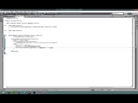 Creating a Bukkit Plugin Tutorial Episode 3! Setting Spawn! - YouTube