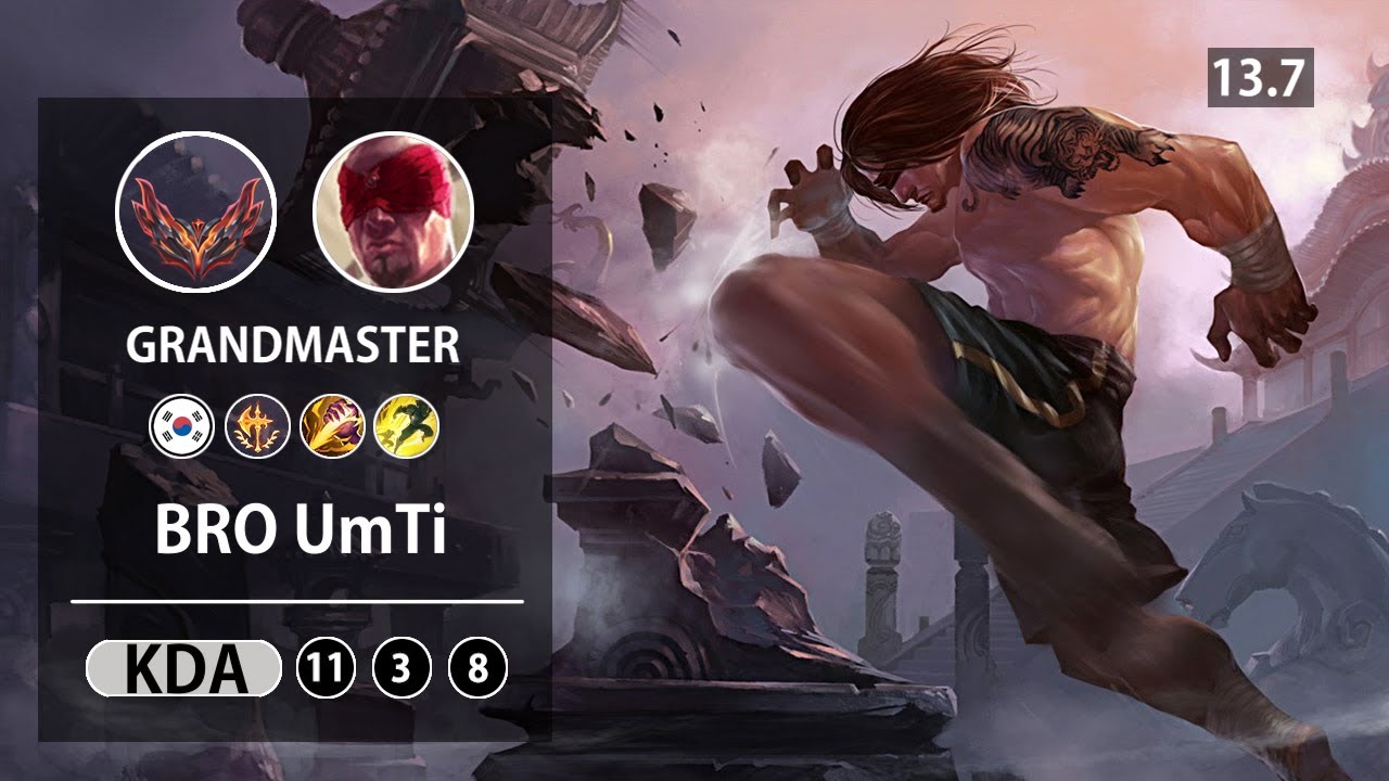 롤 그마 정글 리신 " BRO UmTi " | Patch 13.7 - YouTube