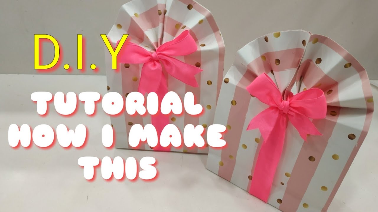 TUTORIAl AND TECHNIQUE HOW TO MAKE PAPERBAG With Style | D.I.Y PAPERBAG ...