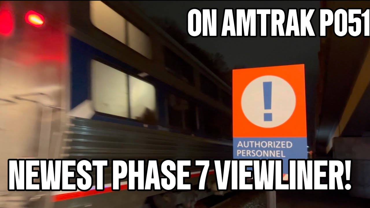 Amtrak Cardinal with amtraks latest phase 7 viewliner - YouTube
