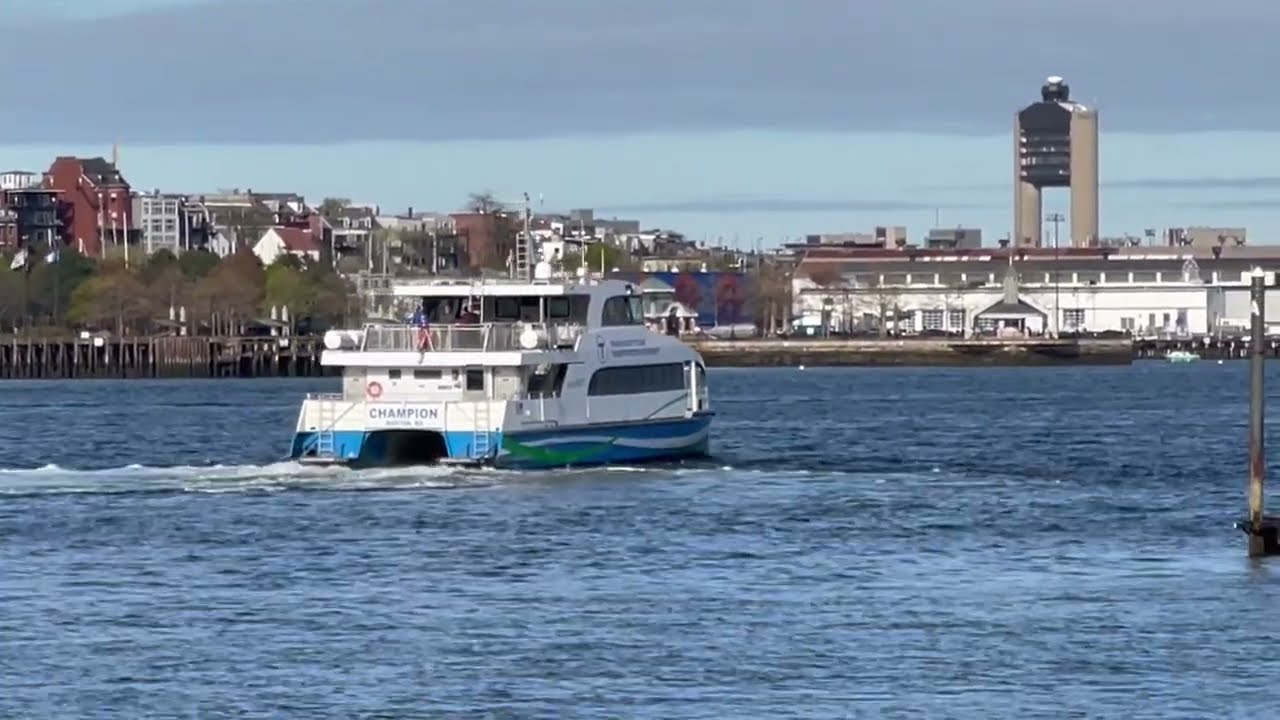 MBTA - Ferry Boat - Champion - YouTube