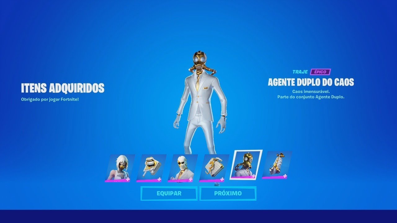 NOVO PACOTE AGENTE DUPLO! (Fortnite) - YouTube