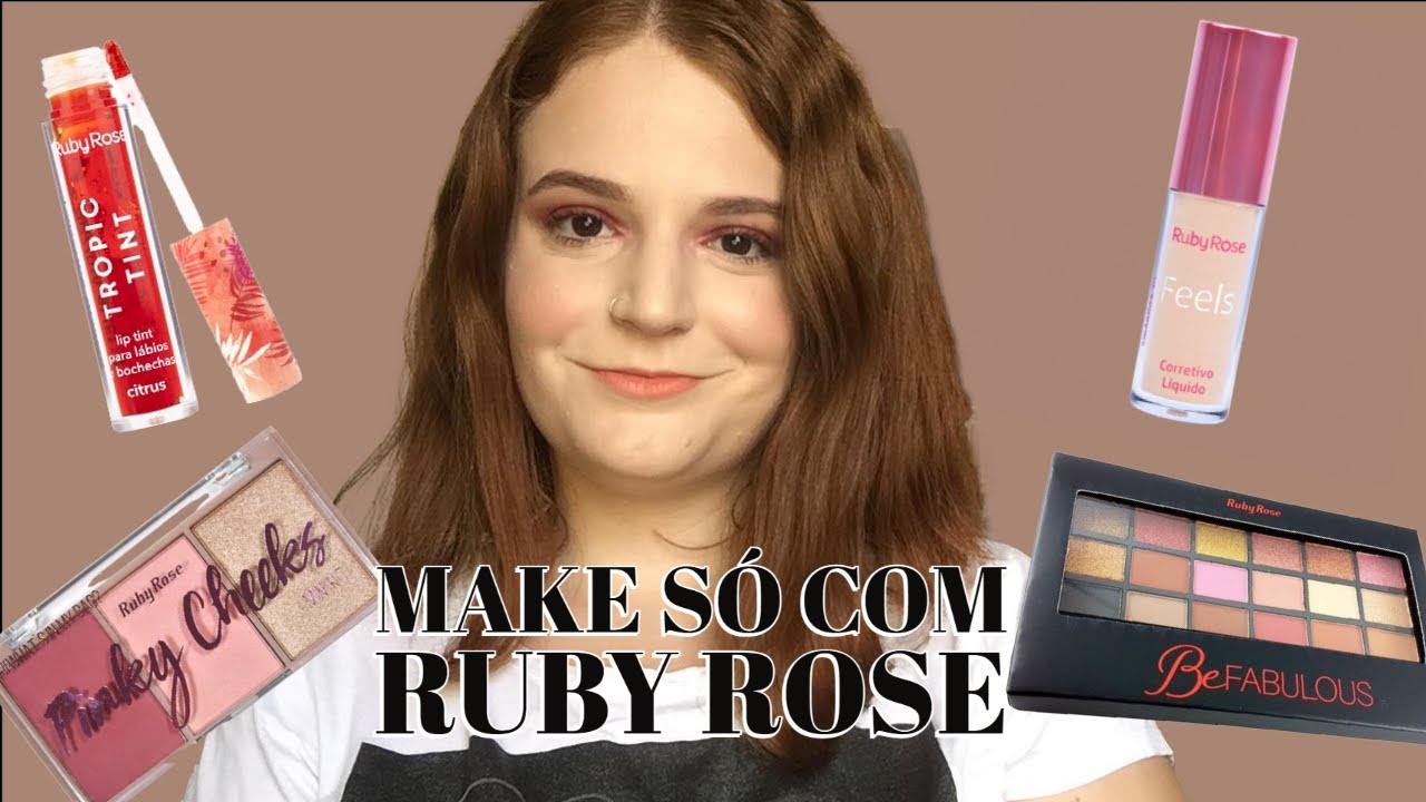 UMA MARCA UMA MAKE COM RUBY ROSE!! - YouTube