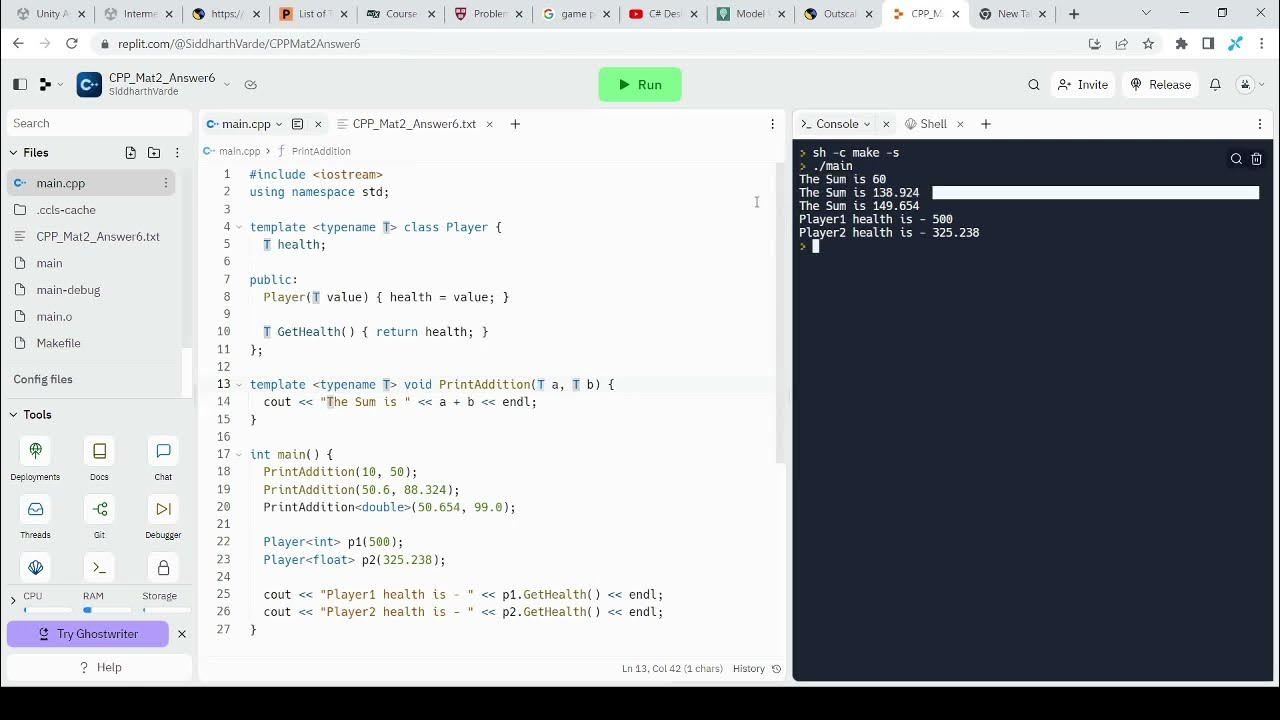 Varde Siddharth - CPP Mat2 Answer6 (outscal) - YouTube