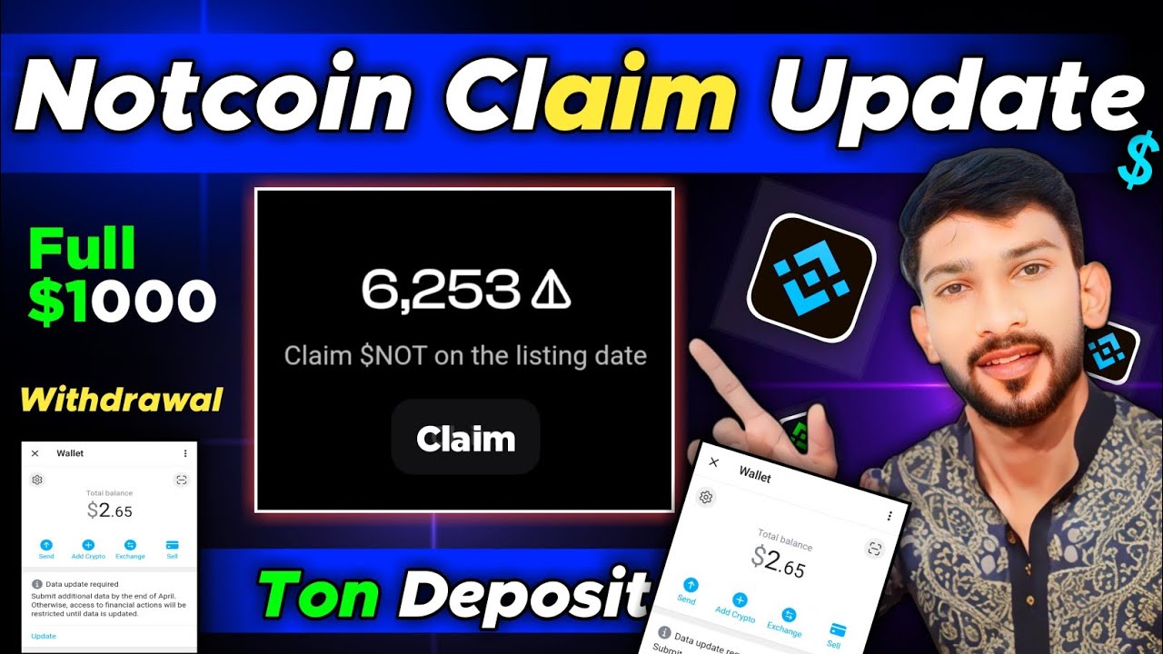 Notcoin listing Update | How to Buy Ton coin | notcoin big news ...