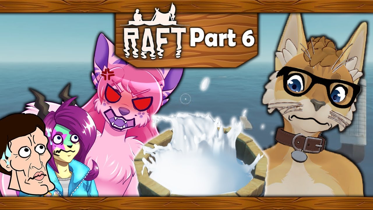 Puffin HATES milk || Raft w/ Friends PART - 6 - YouTube