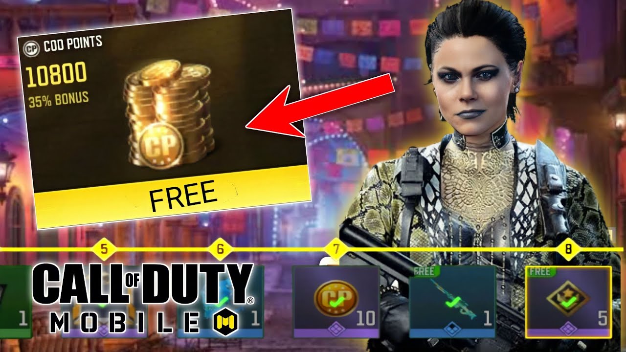 *New* 😍 Get Free 10800 Cod Points in Cod mobile | Season 2 Legendary ...