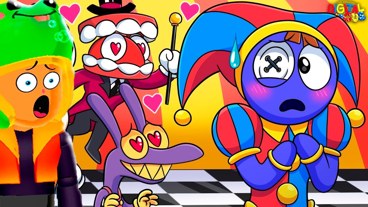 THE AMAZING DIGITAL CIRCUS pero SON LOS RAINBOW FRIENDS 🐸 SIMBA ...