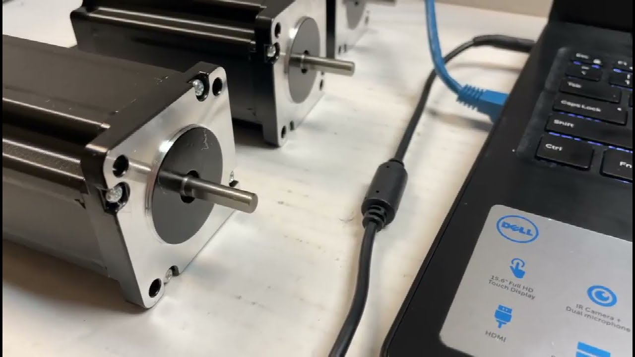 CNC UC400ETH Motion Controller with C10 Board - YouTube