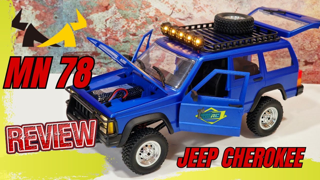 🔰Crawler RC economico🔰 MN 78 Jeep Cherokee Unboxing & Review español ...