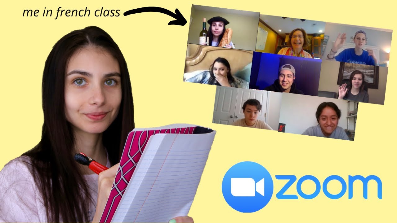 i joined my subscribers’ zoom classes for a week - YouTube