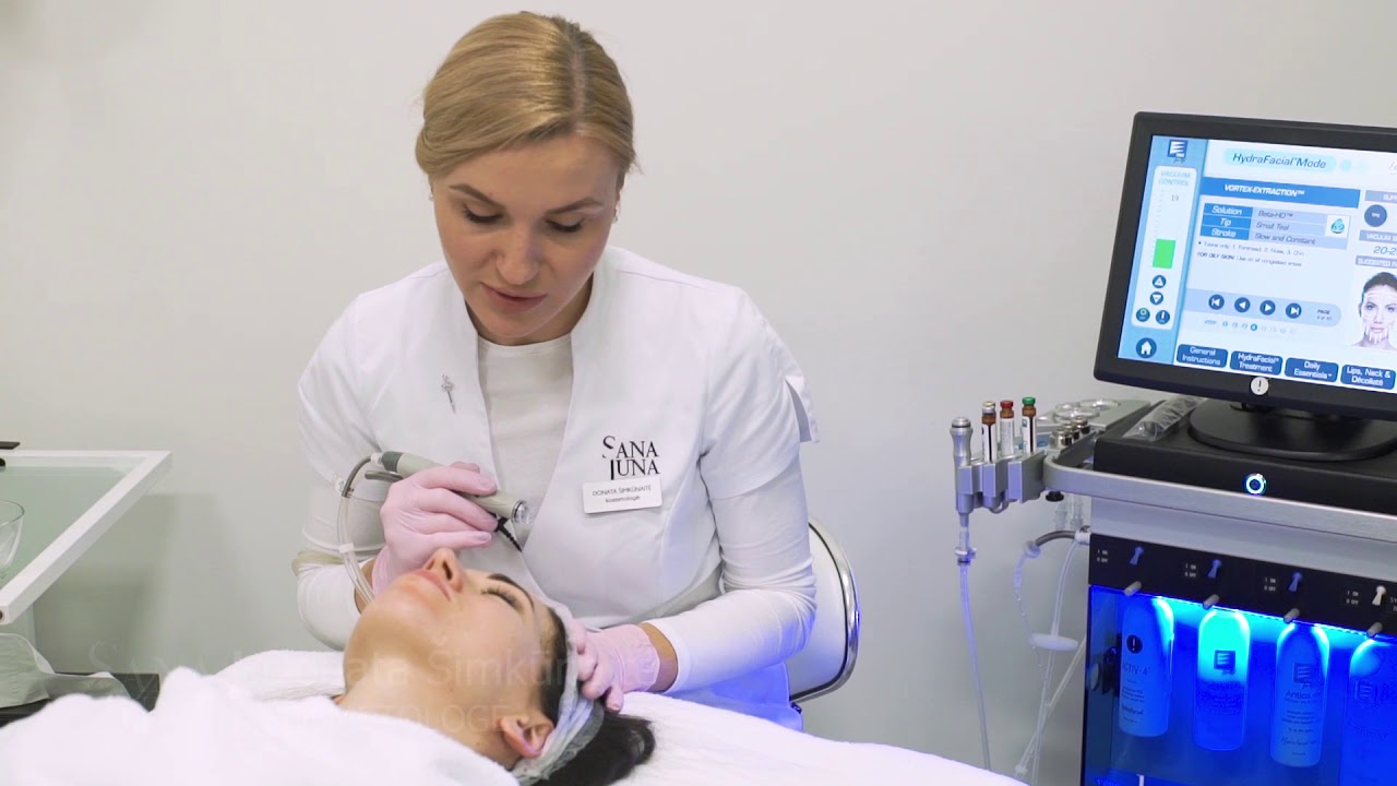 Hydrafacial veido procedūra - odos šveitimas, porų valymas, odos ...