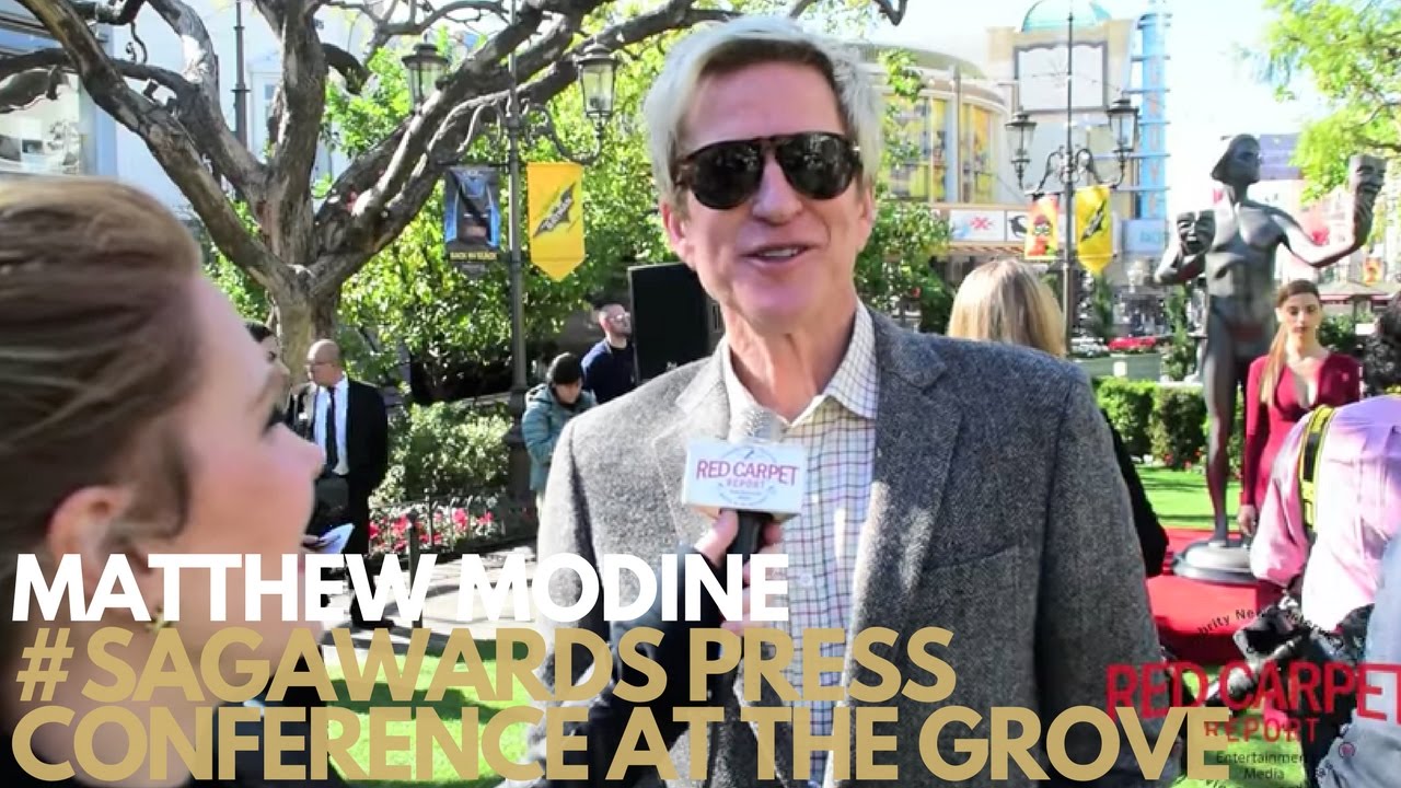 Matthew Modine interviewed at 23rd SAG Awards® Press conference with ...