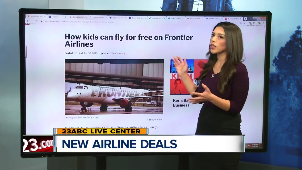 How kids can fly for free on Frontier Airlines - YouTube