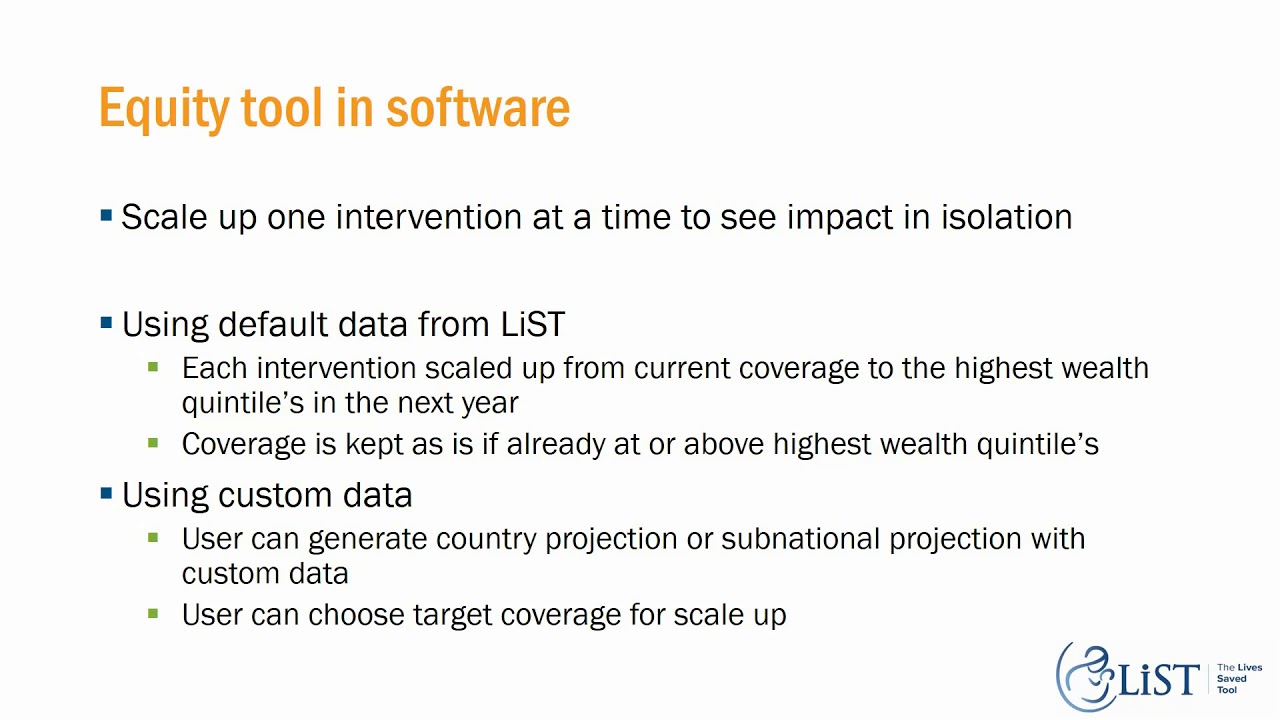 Equity tool - YouTube