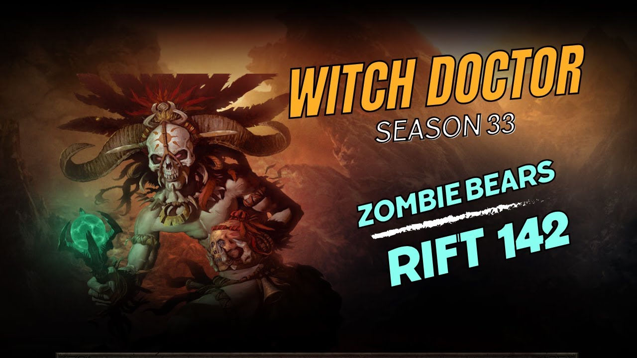D3 - WD ZOMBIE BEARS - SEASON 33 - RIFT 142 - RANK 1 (xbox) - YouTube