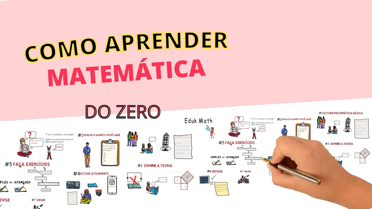 COMO APRENDER MATEMÁTICA DO ZERO - Passo a passo - YouTube