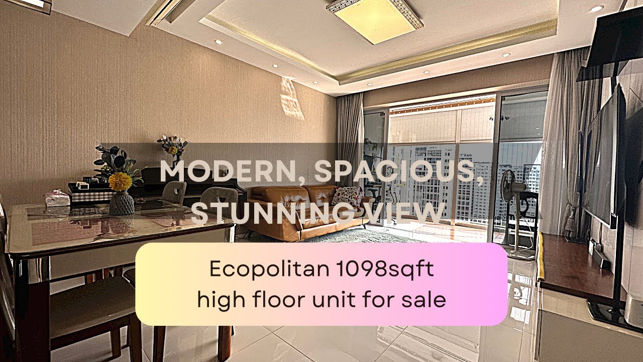 Ecopolitan 3br 1098sqft high floor best stack unblocked view - YouTube