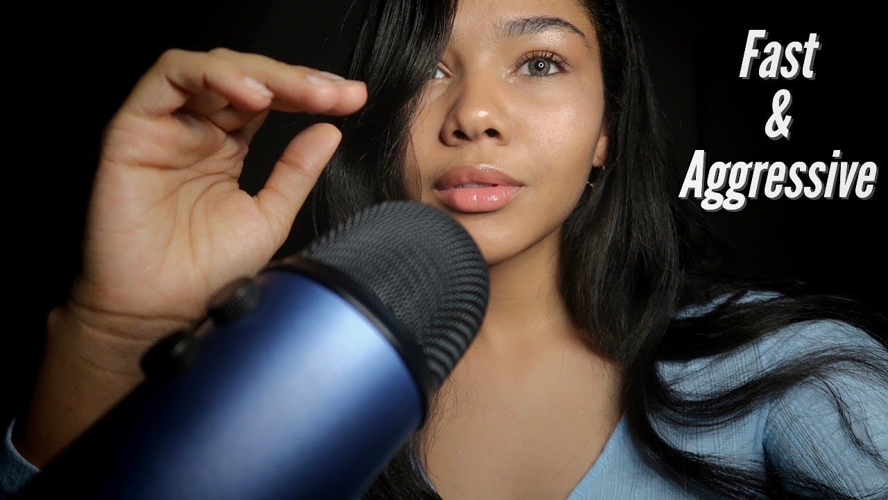 ASMR | Fast & Aggressive Inaudible Whisper & Finger Fluttering ...