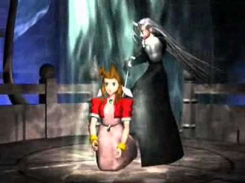 Aerith' dead with unfitting music - YouTube
