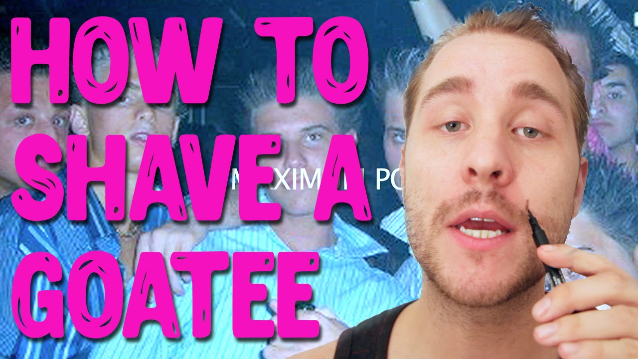 How To Shave A Goatee - YouTube