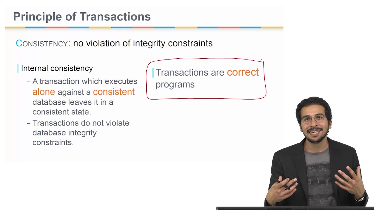 Principles of Transactions: ACID Properties - Data in Database - YouTube