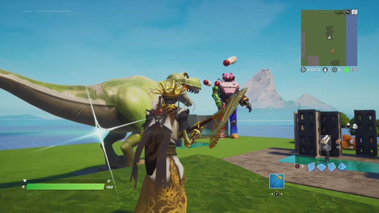 My Fortnite Creative Event: T-Rex vs Robot - YouTube