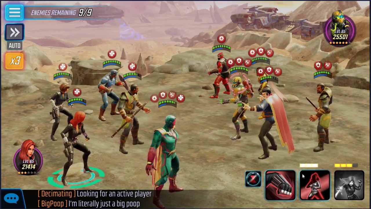 Marvel Strike Force - Ability Enhancement - Materials Tier 9 3 Star ...