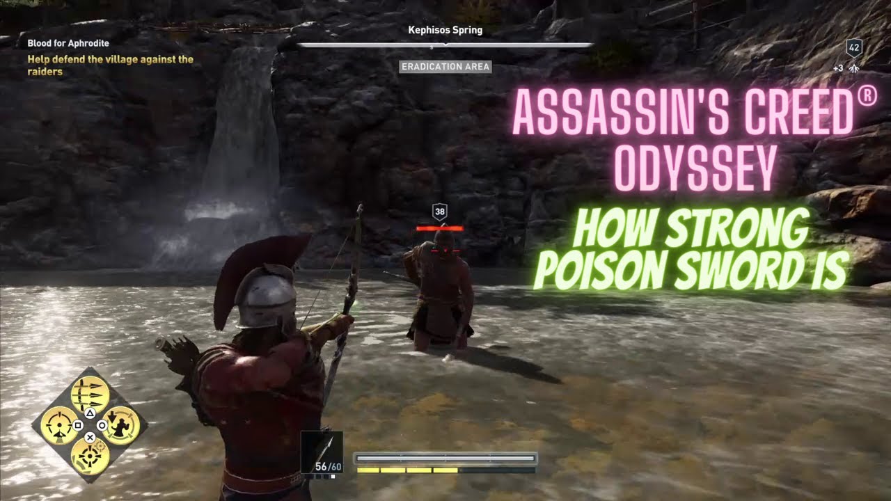 Assassin's Creed® Odyssey how powerful poison sword and arrow is - YouTube
