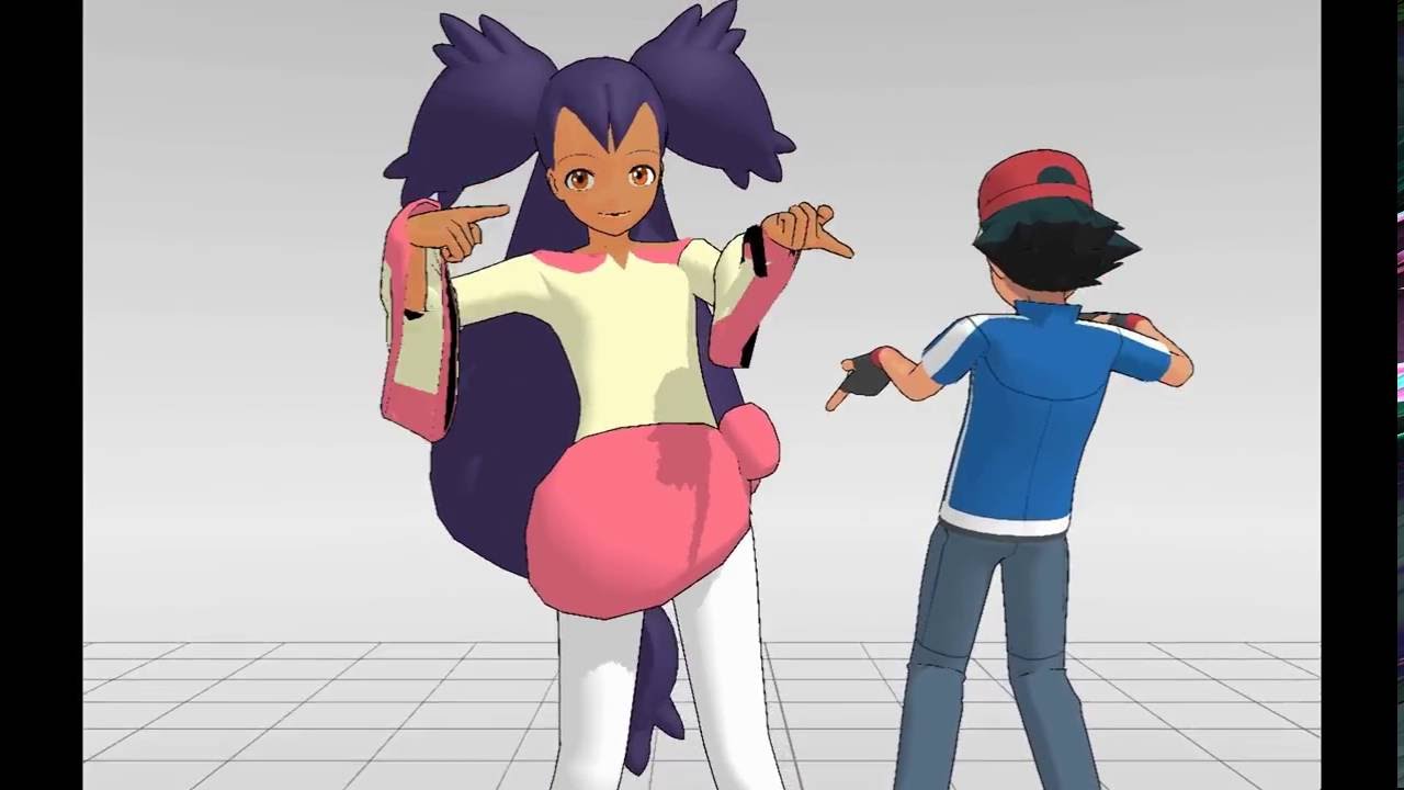 [MMD Pokemon] What the Hell (Iris/Ash) - YouTube