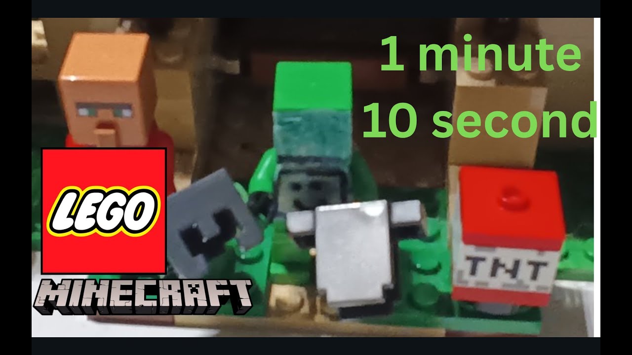 Dream's Netherite Armor Speedrun - Lego Minecraft Stop Motion - YouTube