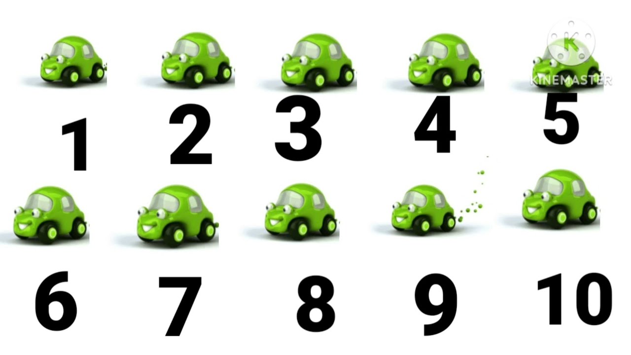 12345 counting, count 1 to 10,kids learning,123456789 numbers - YouTube
