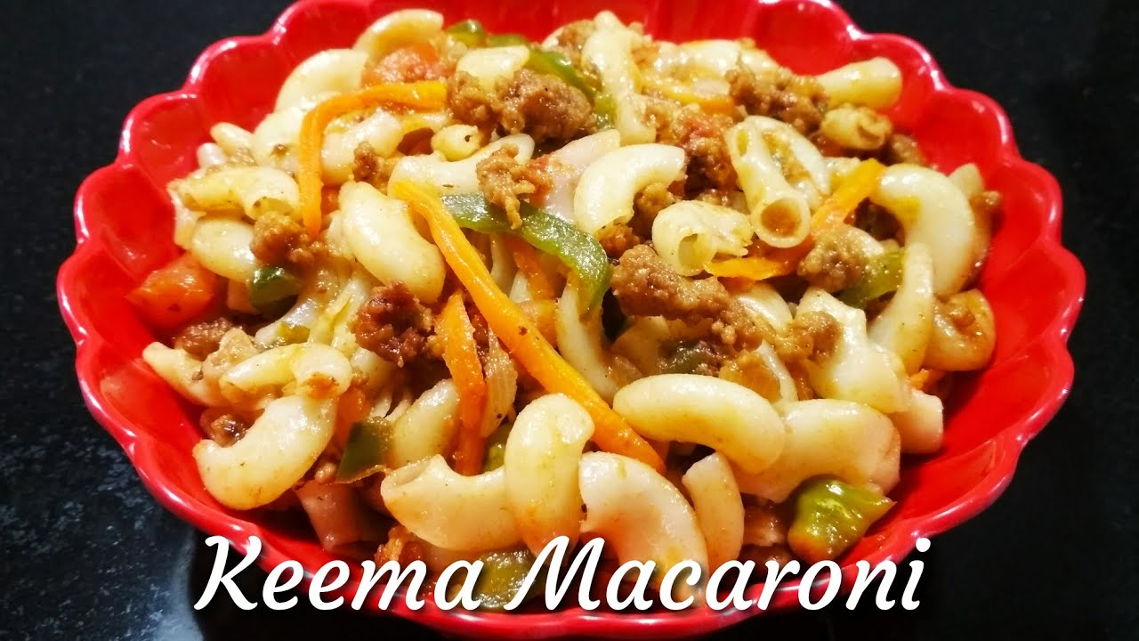 Keema Macaroni in Indian style / Easy and fast Pasta recipe by Syreen's ...