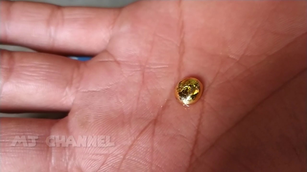 Proses pembakaran emas murni / peleburan emas - YouTube