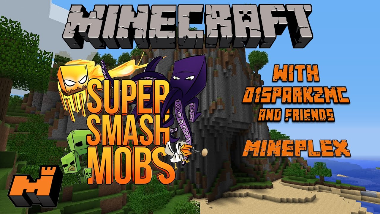 Mineplex - SUPER SMASH MOBS w/ 01SparkzMC - SKELETONS SUCK!! - YouTube