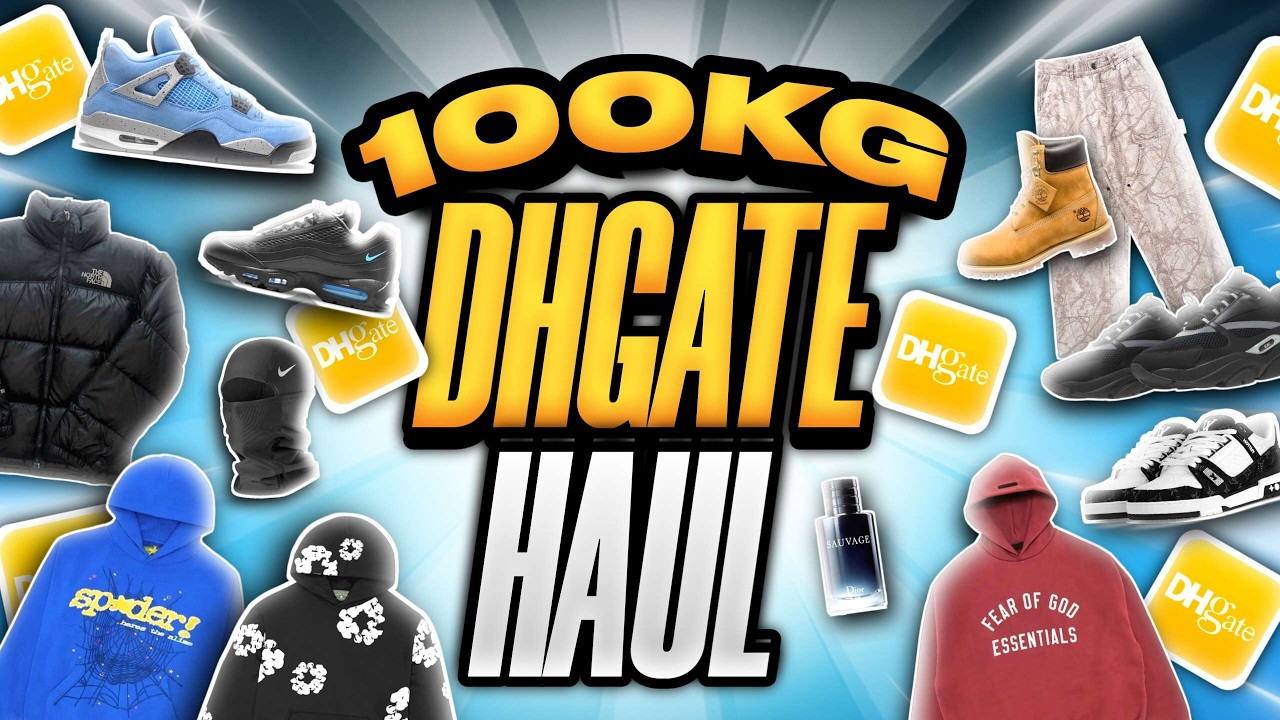 HUGE 100KG DHGATE HAUL (Budget Spreadsheet Finds) - YouTube
