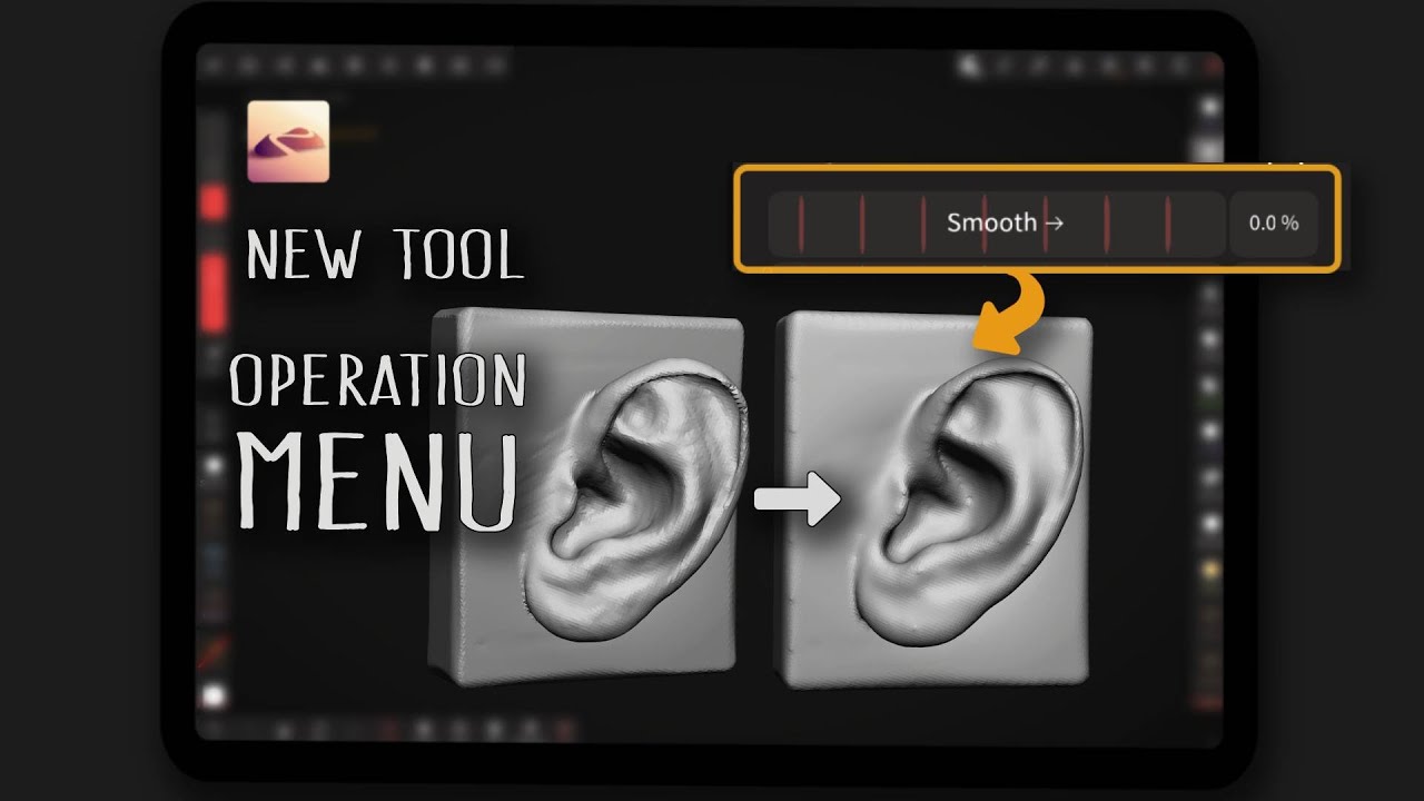 How To Use New 'Operation' Tool In Nomad Sculpt | Nomad Sculpt Tutorial ...